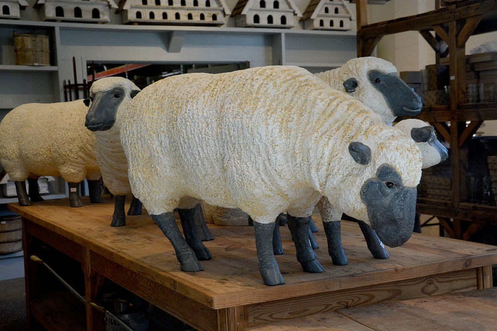 Sheep Sculpture | Detroit Garden Works